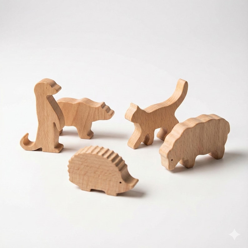 30 Animal Figurines Silhouette Cutout DXF | CNC, Laser Cut & Scroll Saw ...