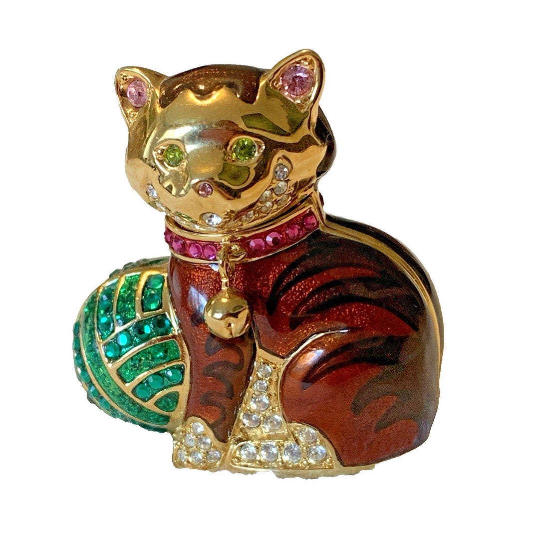 Estee Lauder Judith Leiber Cuddly Kitten Solid Perfume Compact 2004 ...