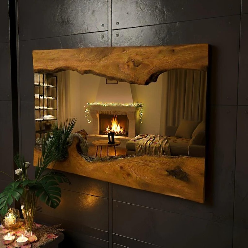 Western Mirror Framed - Etsy UK