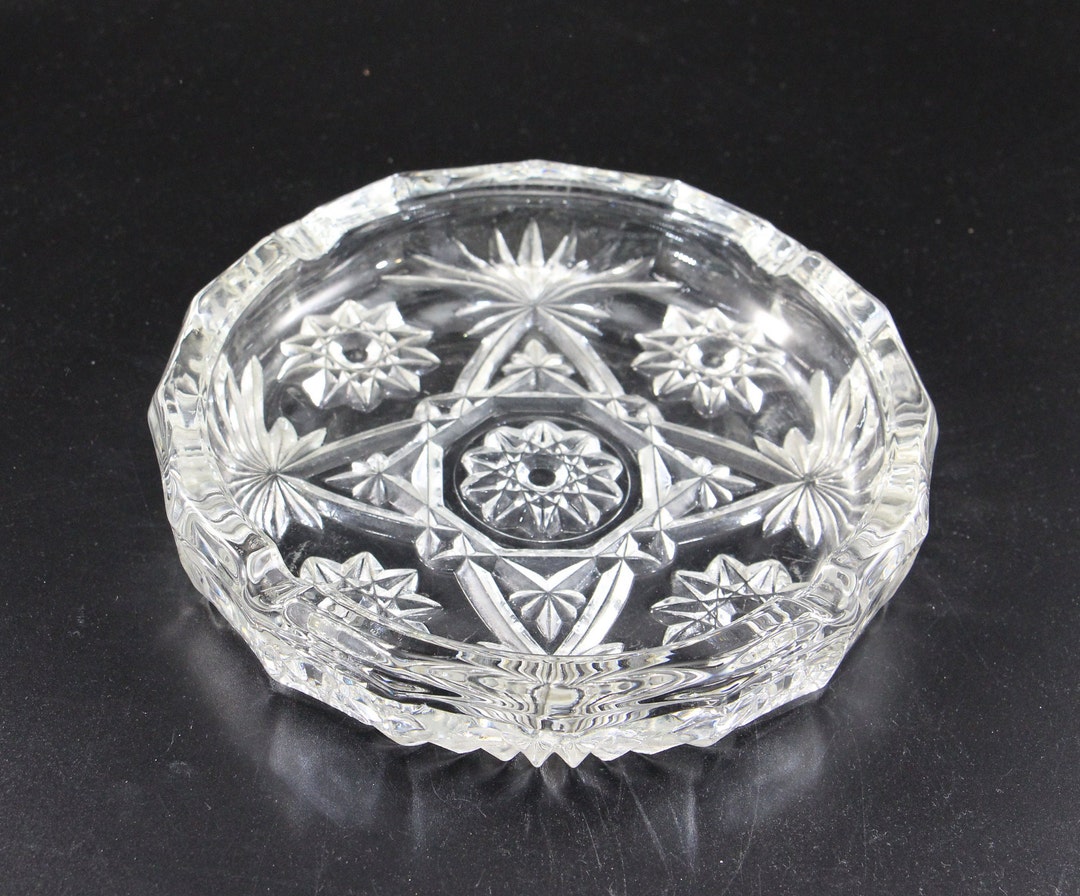 Vintage Anchor Hocking, Large Ashtray 7 3/4 Inches, Early American ...