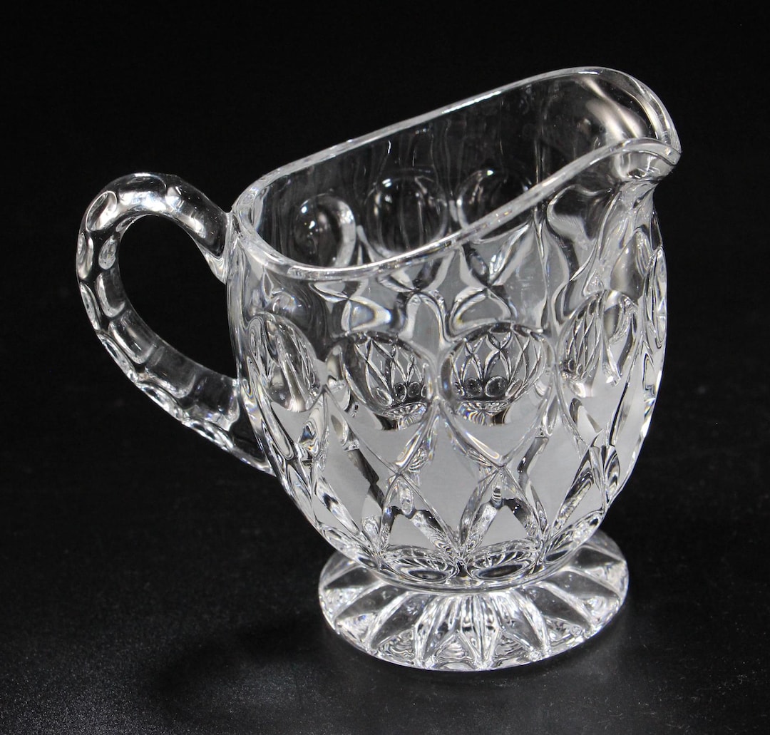 Vintage Nachtmann, Anglia Pattern, Crystal Creamer, Bavaria, Germany - Etsy