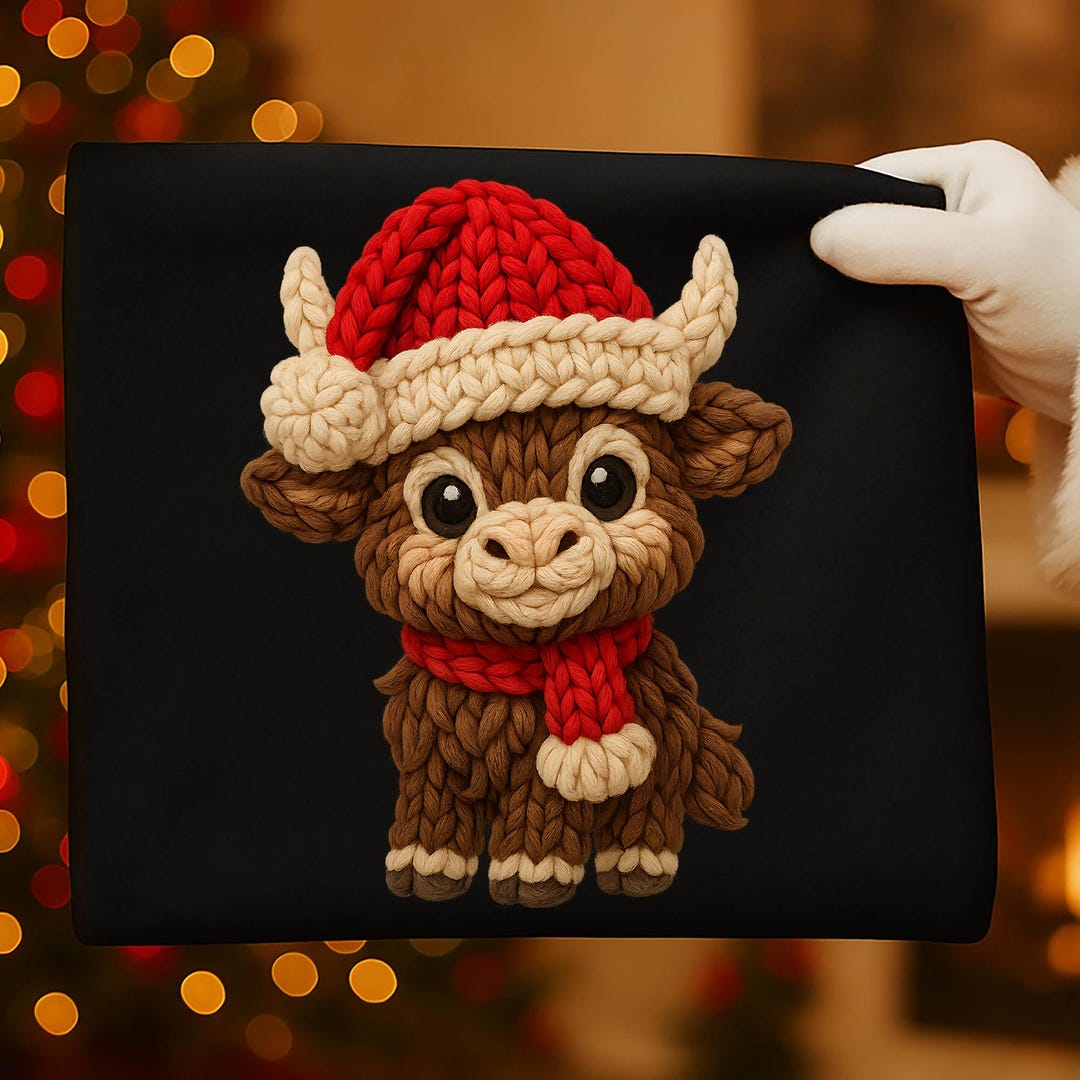 Christmas Yak PNG, Crochet Holiday Art (digital Download) - Etsy