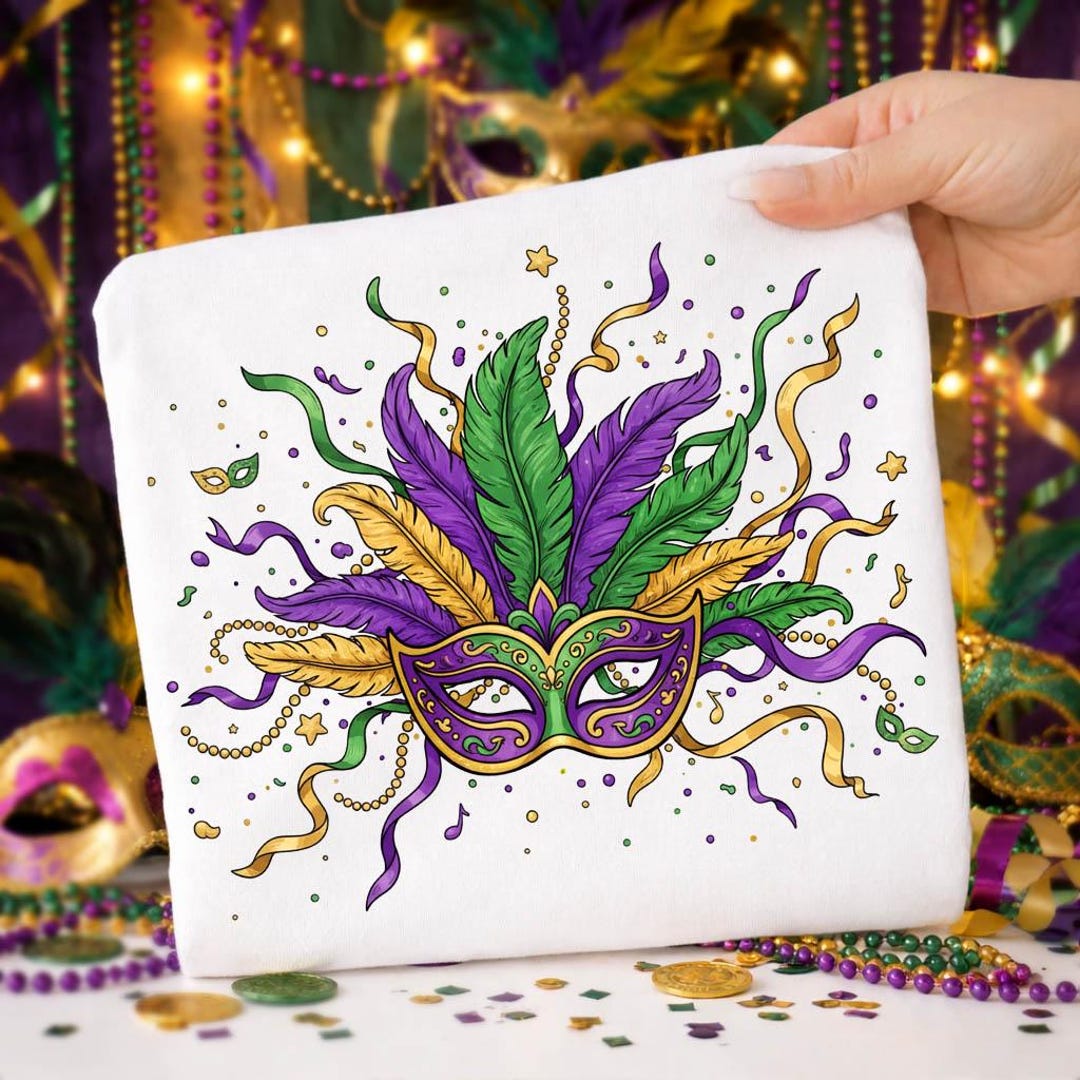 Mardi Gras Mask PNG Purple Green Gold, Carnival Masquerade Mask Clipart ...