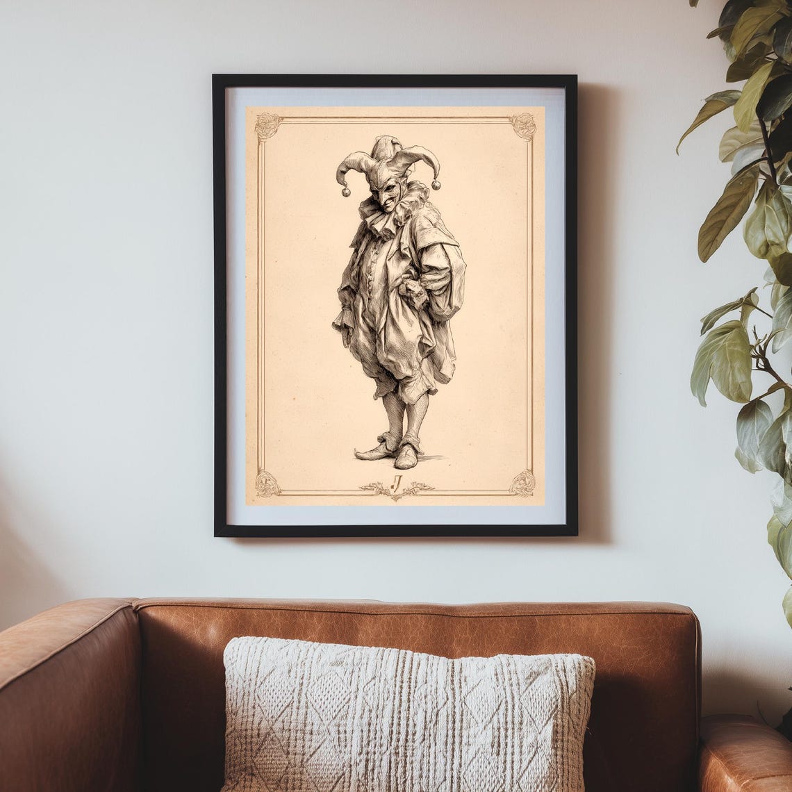 Medieval Poster: Jester #12 | Court Fool Wall Art | Gothic Old World ...