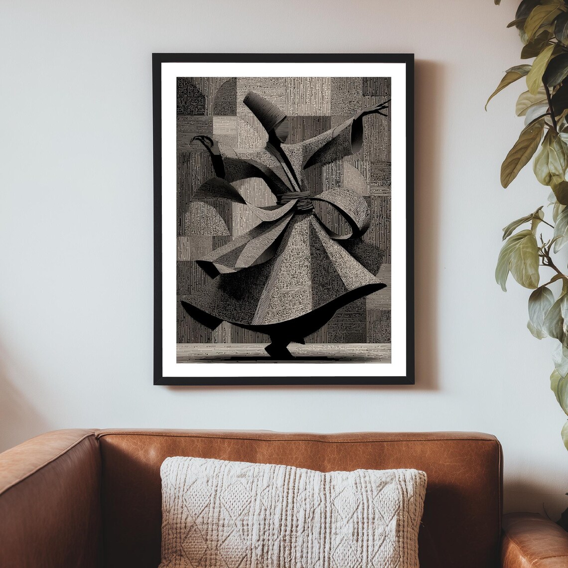 Whirling Dervish Poster #16 | Sufi Dance Artwork | Spiritual Islamic ...