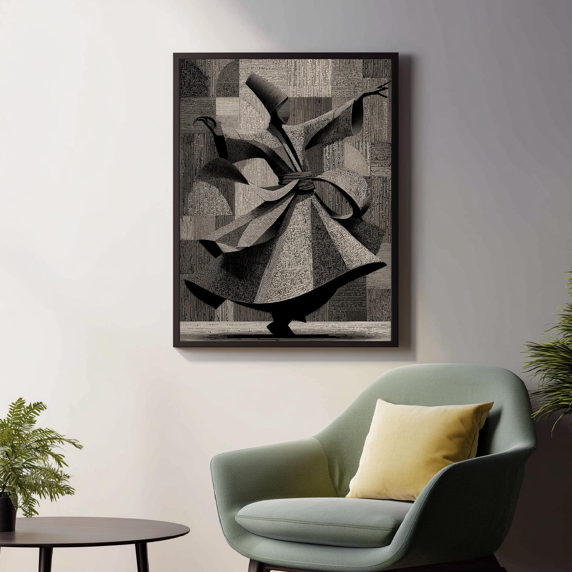 Whirling Dervish Poster #16 | Sufi Dance Artwork | Spiritual Islamic ...