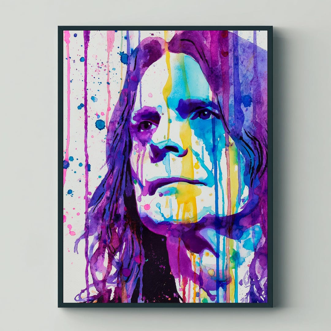 Ozzy Osbourne Poster #4 | Black Sabbath Frontman Art | Iconic Rock ...