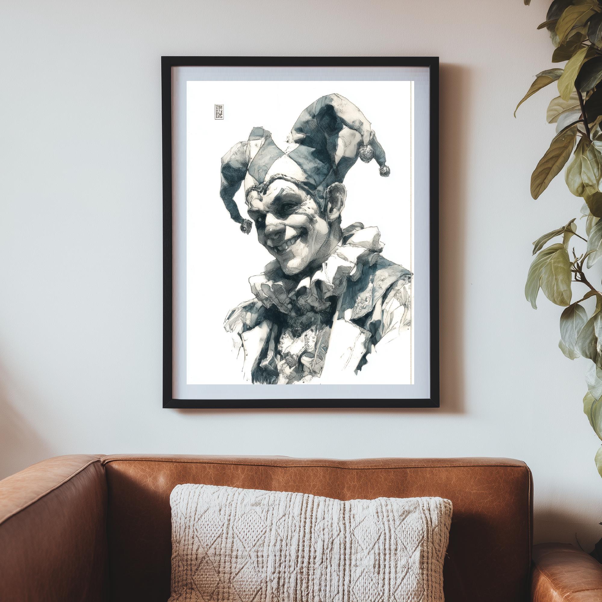Medieval Poster: Jester #17 | Court Fool Wall Art | Gothic Old World ...