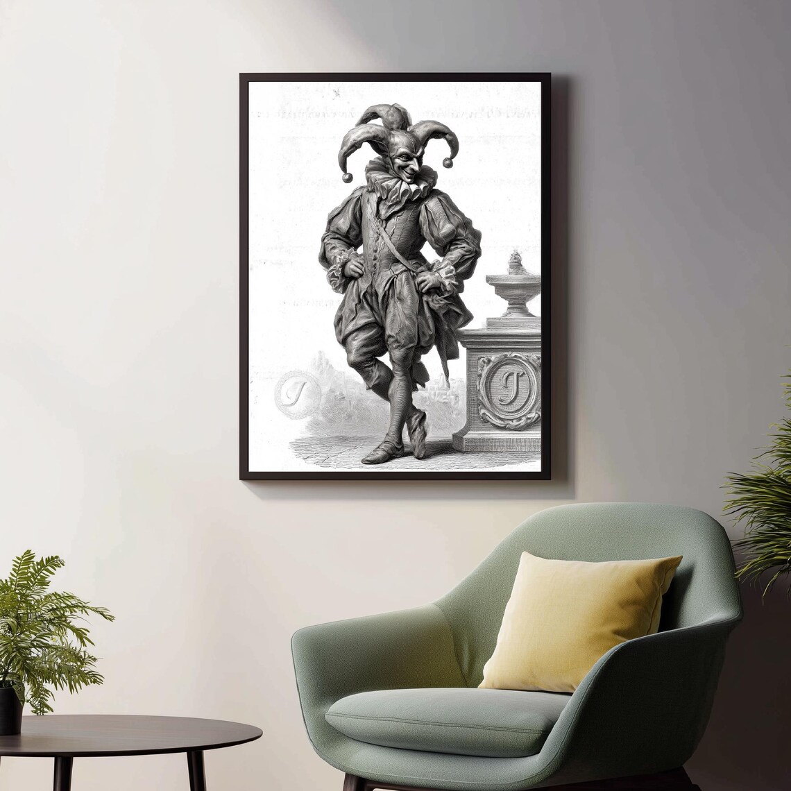 Medieval Poster: Jester #11 | Court Fool Wall Art | Gothic Old World ...