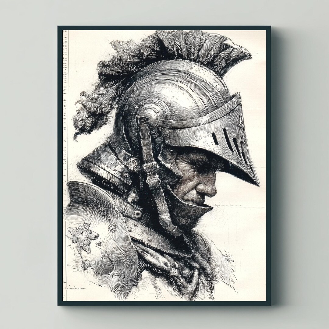 Medieval Poster: Knight #1 | Chivalry Warrior Wall Art | Historical ...