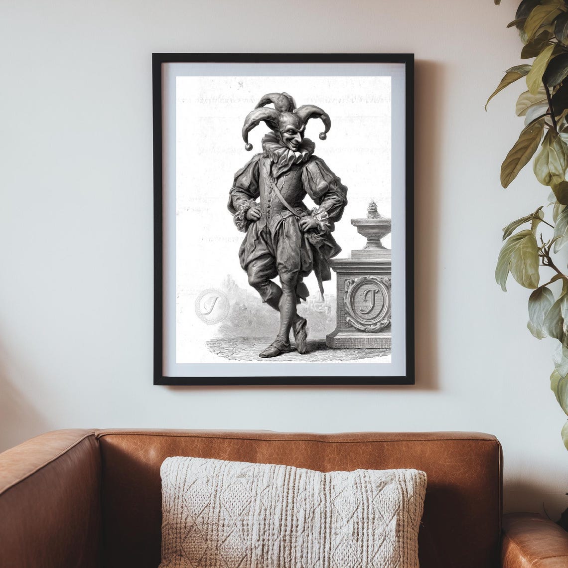 Medieval Poster: Jester #11 | Court Fool Wall Art | Gothic Old World ...
