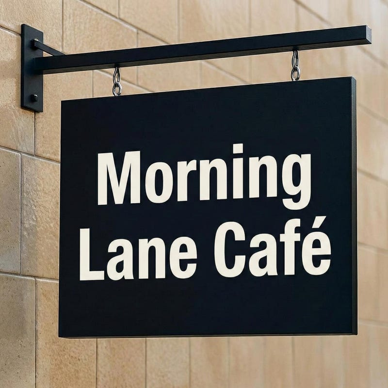 Hanging Shop Sign - Etsy