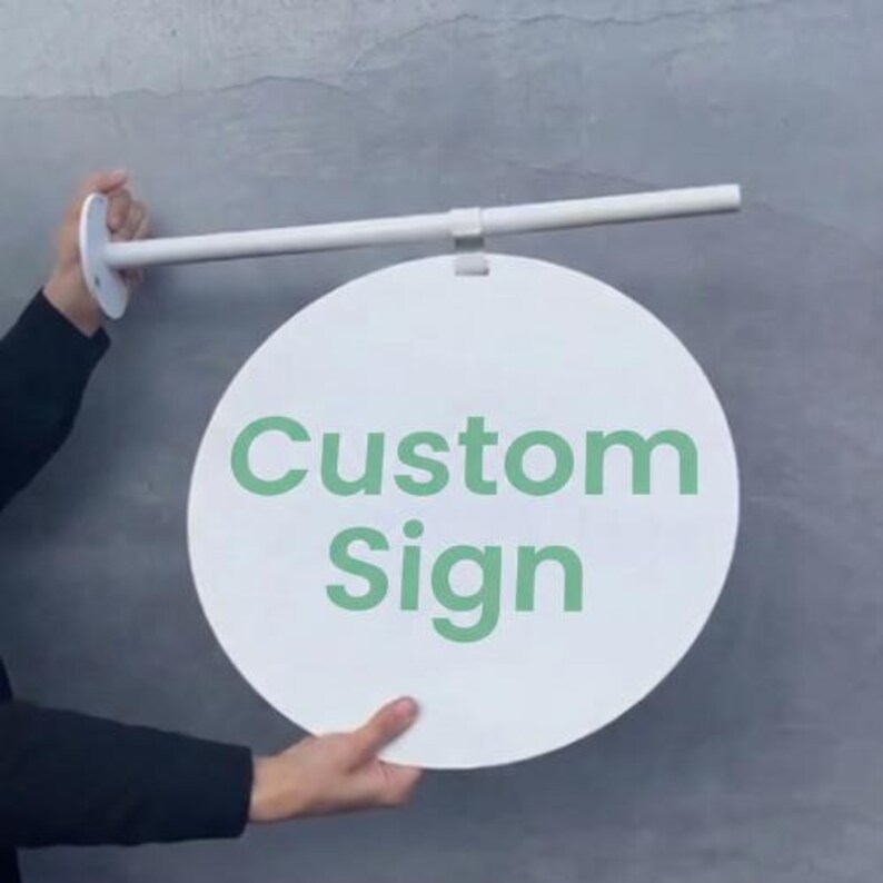 Custom Double Sided Hanging Blade Sign | Retail Storefront Display - Etsy