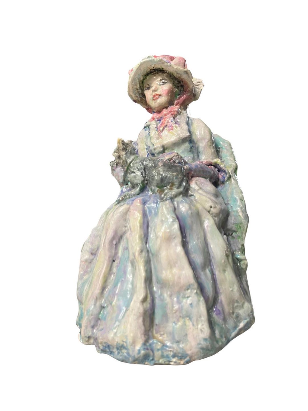 Vintage Porcelain Figurine Mery Lou Manning Susan on a Balcony - Etsy