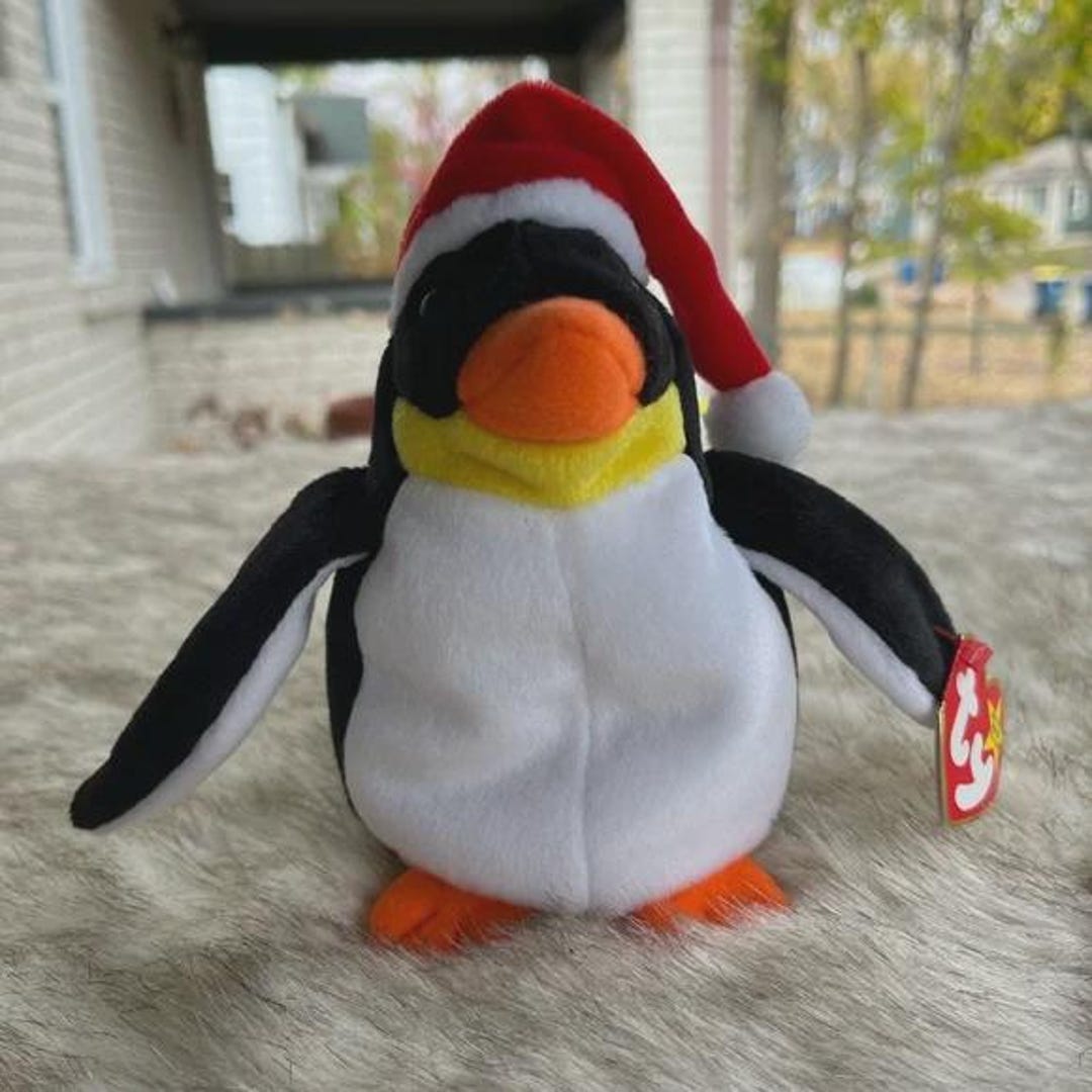 TY Beanie Baby Holiday Penguin - Zero - 1998 - Etsy