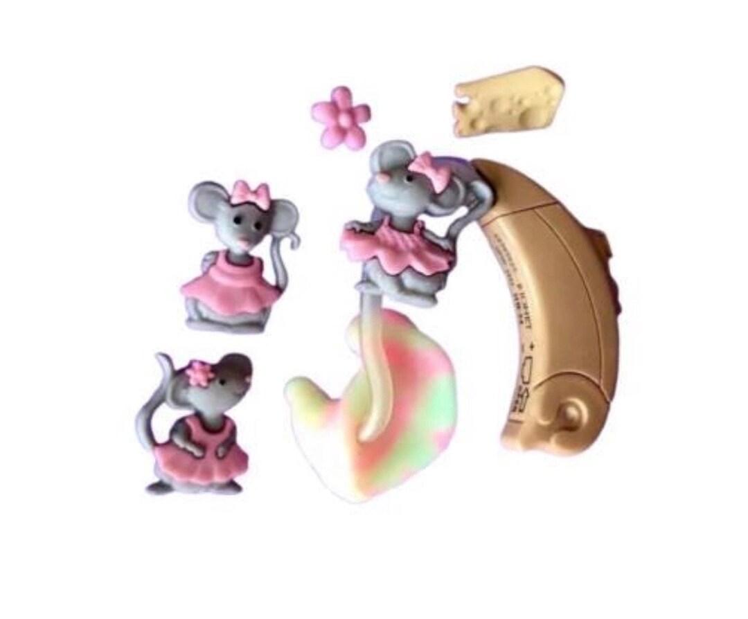 Ballerina Mice Hearing Aid and Cochlear Implant Accessories - Etsy