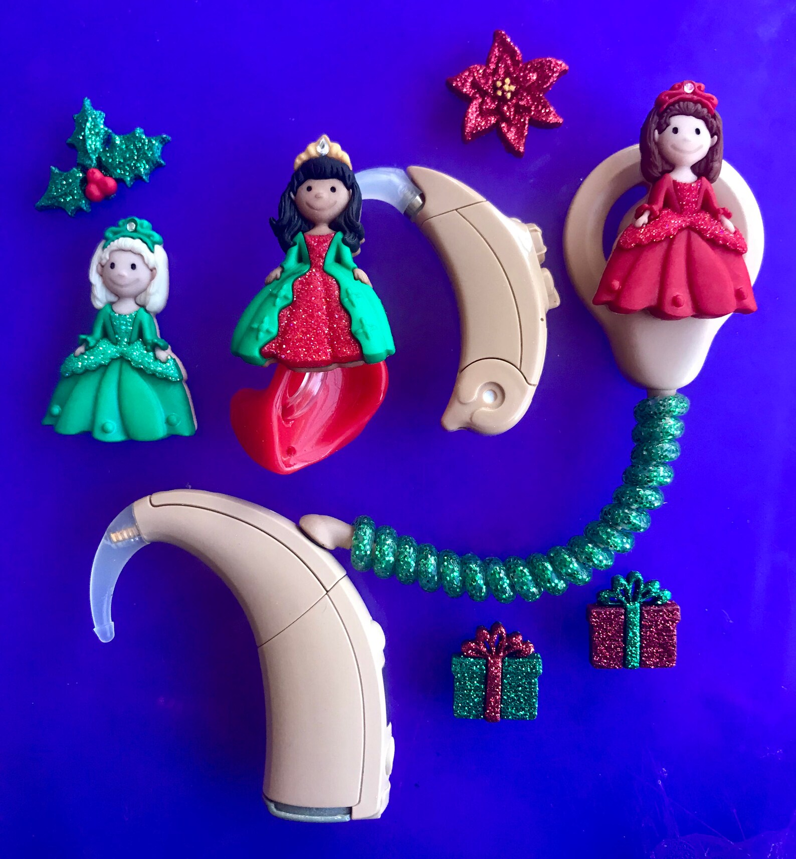 Hearing Aid Accessory or Cochlear Bling Holiday Princess - Etsy