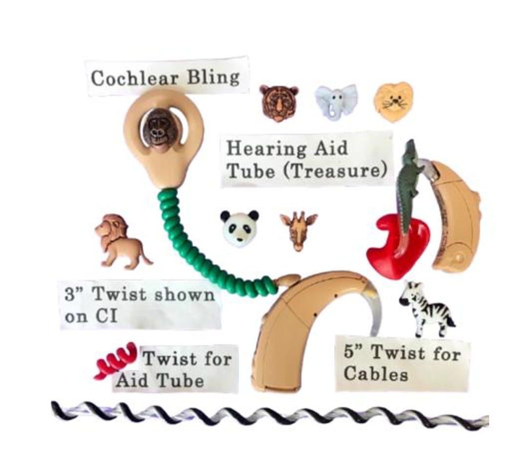 Cochlear Implant Accessories or BAHA Accessories (cochlear Bling) or ...