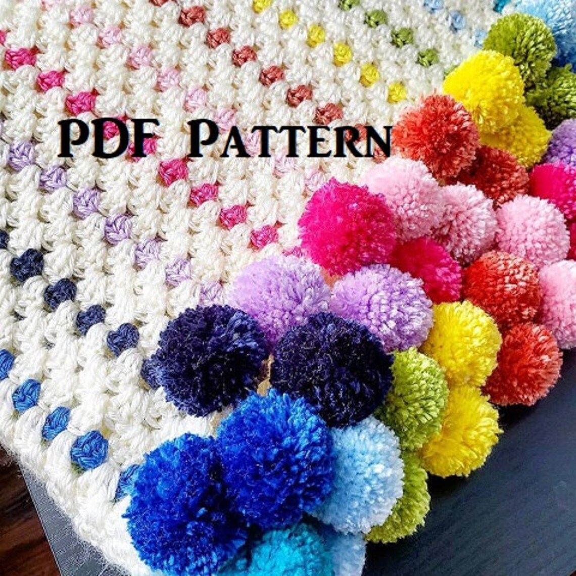CROCHET PDF Blanket Pattern, Crochet Afghan, Home Decor, Baby Blanket ...
