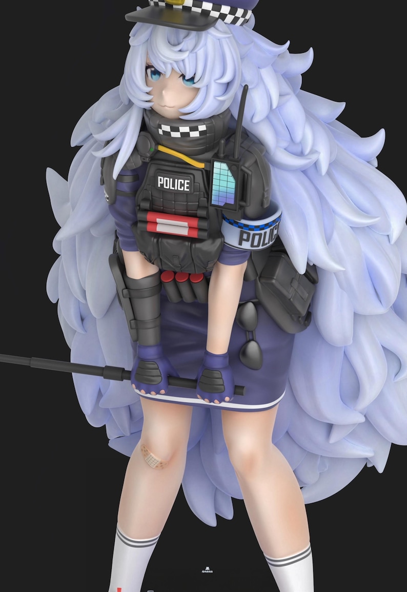 Anime Character 3D Model: Detailed STL for Resin & FDM Printing - Etsy ...