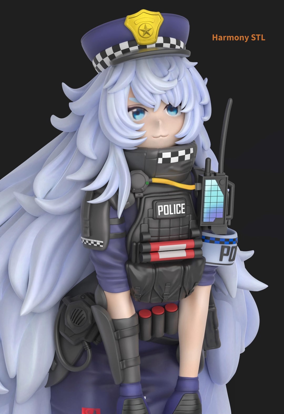 Anime Character 3D Model: Detailed STL for Resin & FDM Printing - Etsy
