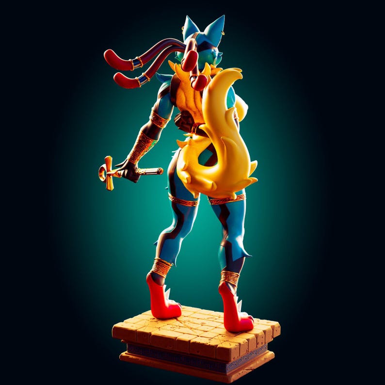 Anime Collectible STL File - Detailed 3D Model for Resin and FDM Prints ...