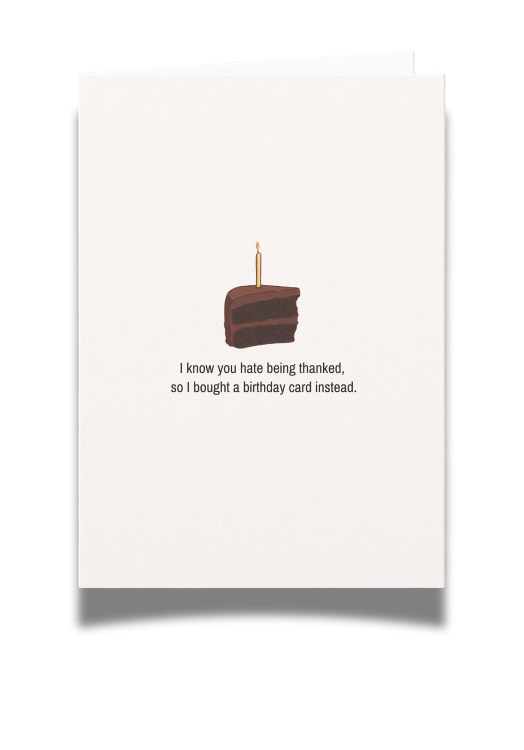 Funny Thank You Card | I Know You Hate Being Thanked | Awkward ...