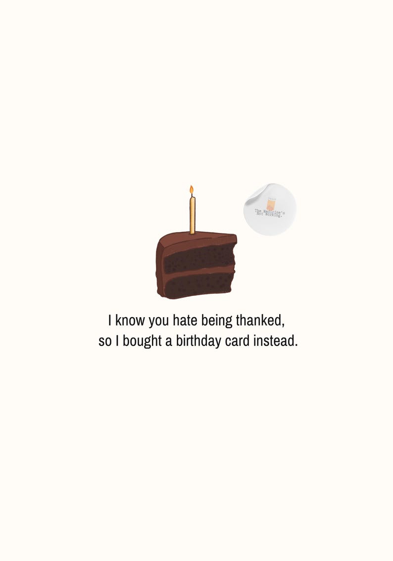 Funny Thank You Card | I Know You Hate Being Thanked | Awkward ...