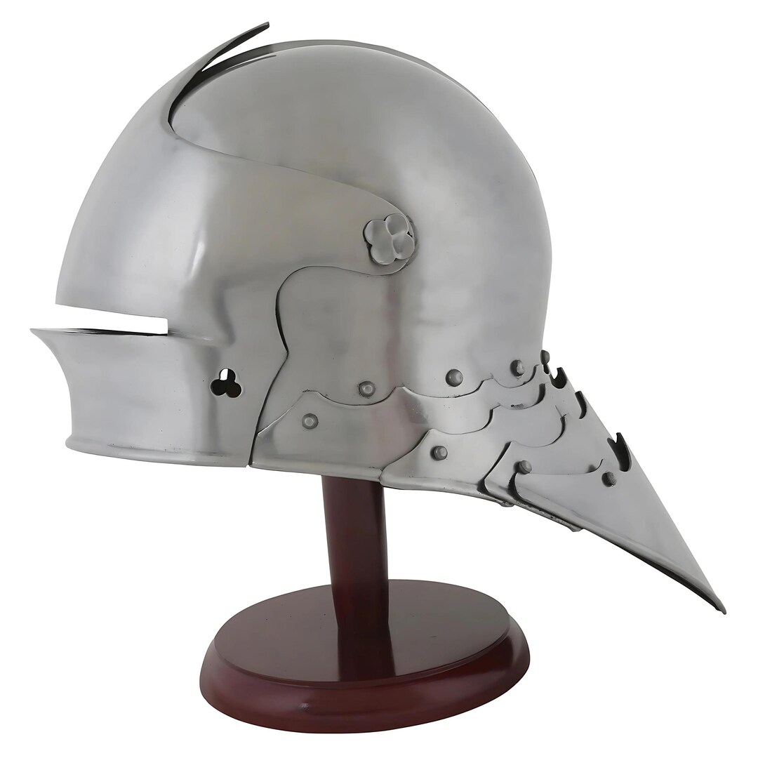Handmade Gothic Sallet Helmet – Medieval Knight Armor for LARP - Etsy