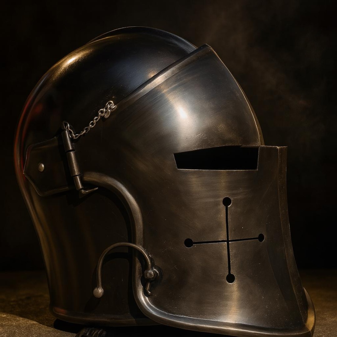 Handmade Barbuta Helmet – Medieval Knight Armor | Renaissance Steel ...