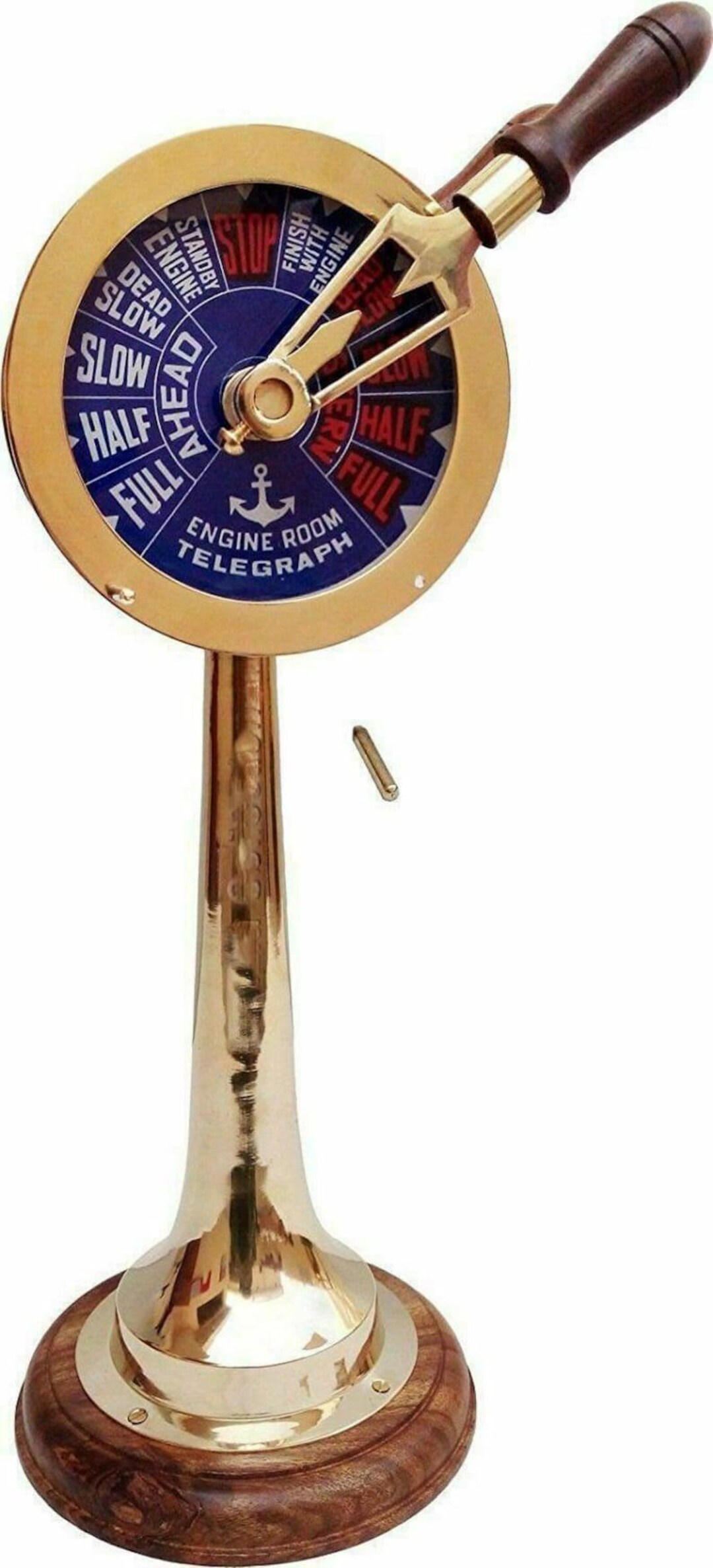 Ship Engine Telegraph Replica – Brass Nautical Instrument – Maritime ...