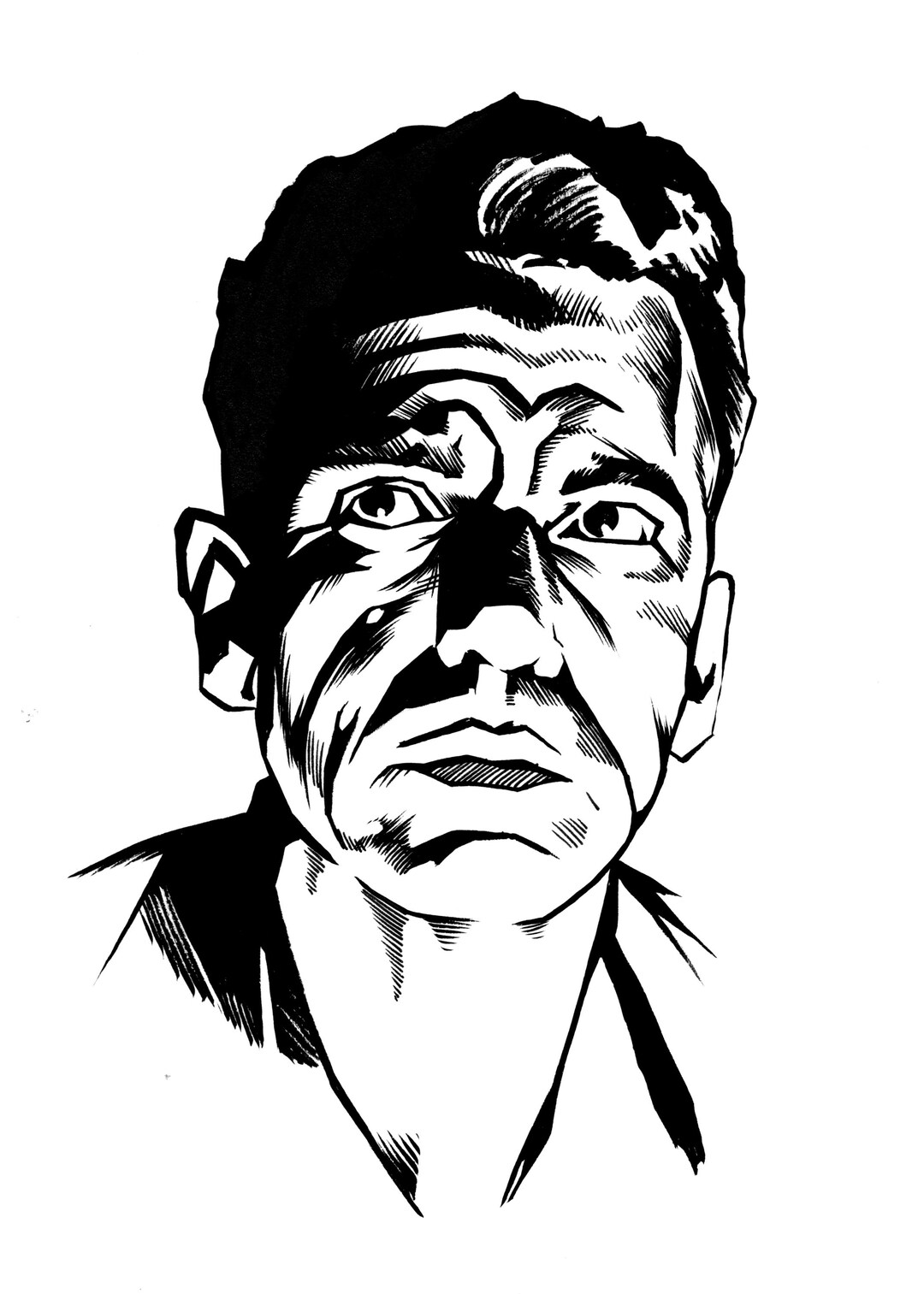 Ed Crane Original Illustration From the Man Who Wasn't There - Etsy