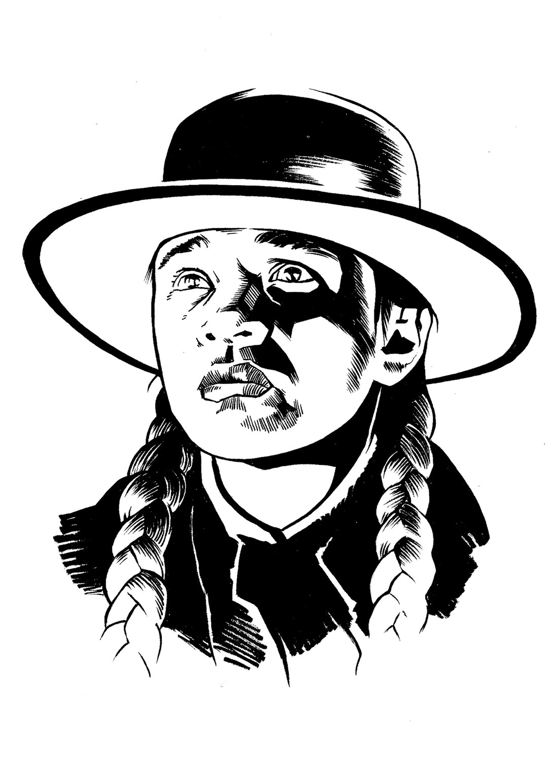 Maddie Ross Original Illustration From True Grit - Etsy