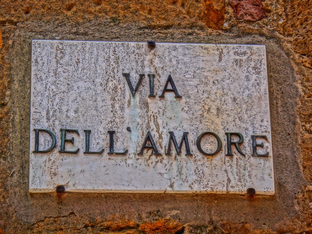 Beautiful Road Signs in Tuscany Italy - Etsy