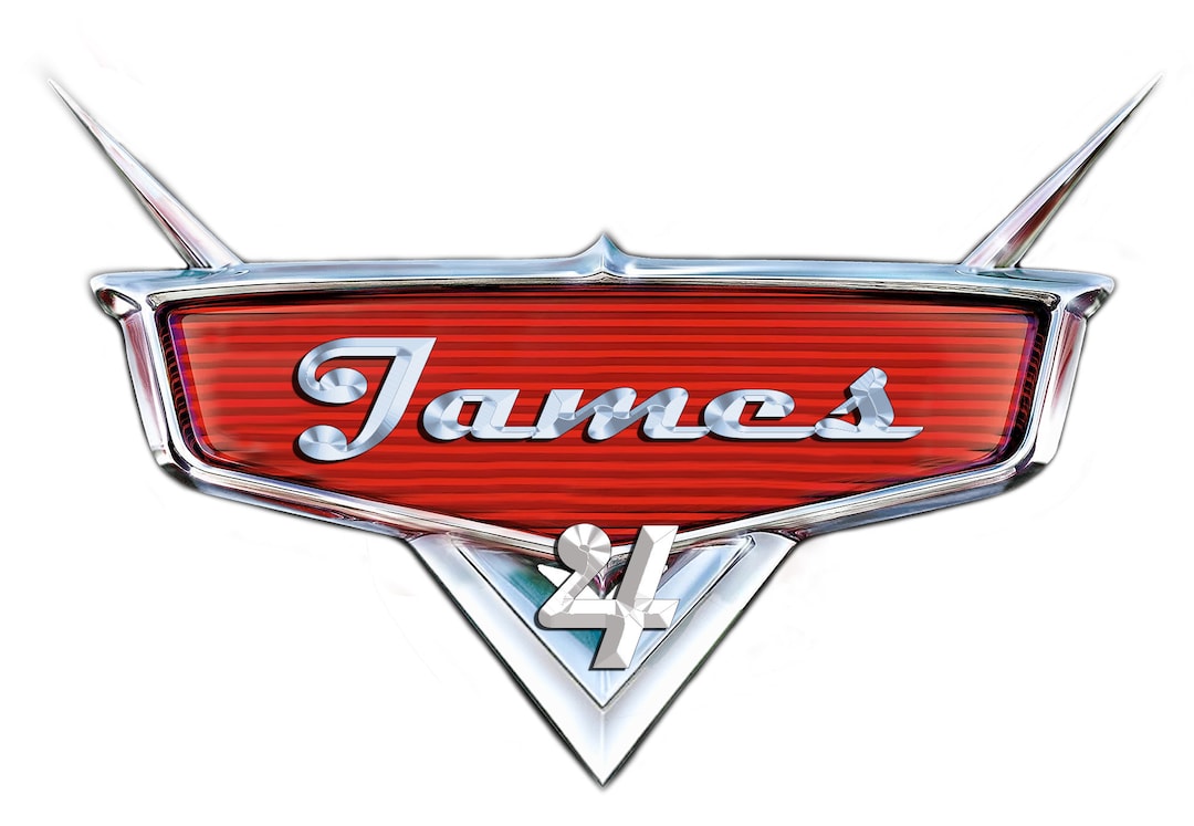Cars Personalized Logo Name and Age | Pixar Cars | Birthday ...