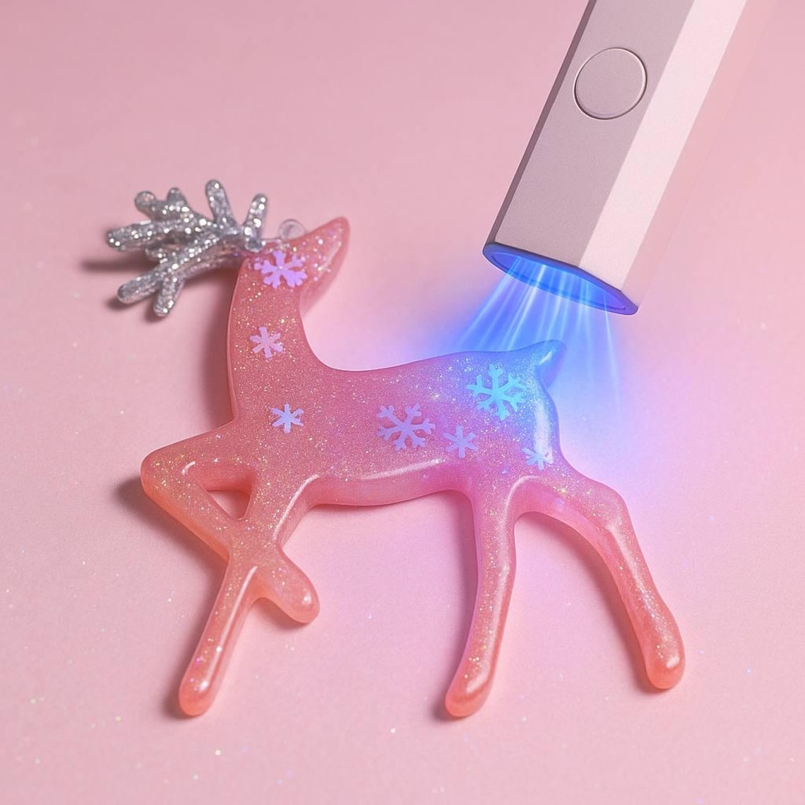 Mini UV Lamp for UV Resin, Nail Art & Crafts | Fast Cure, Lightweight ...