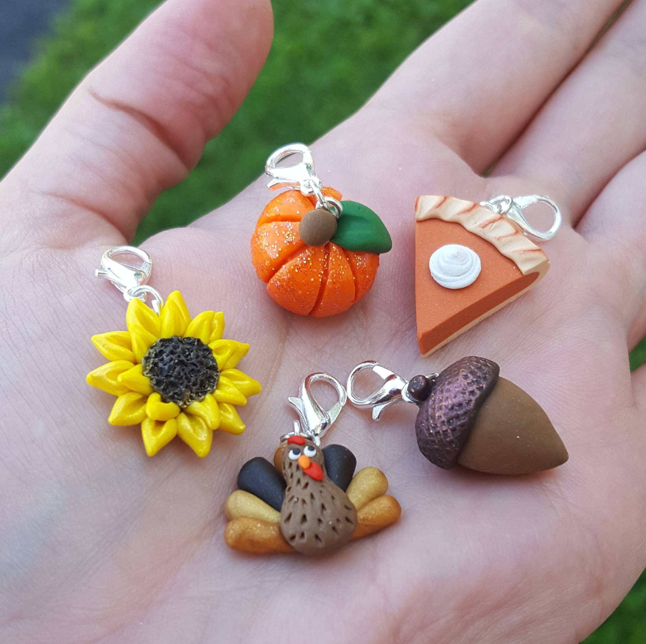 Tools Sewing & Fiber polymer clay accessories Sunflower stitch marker ...