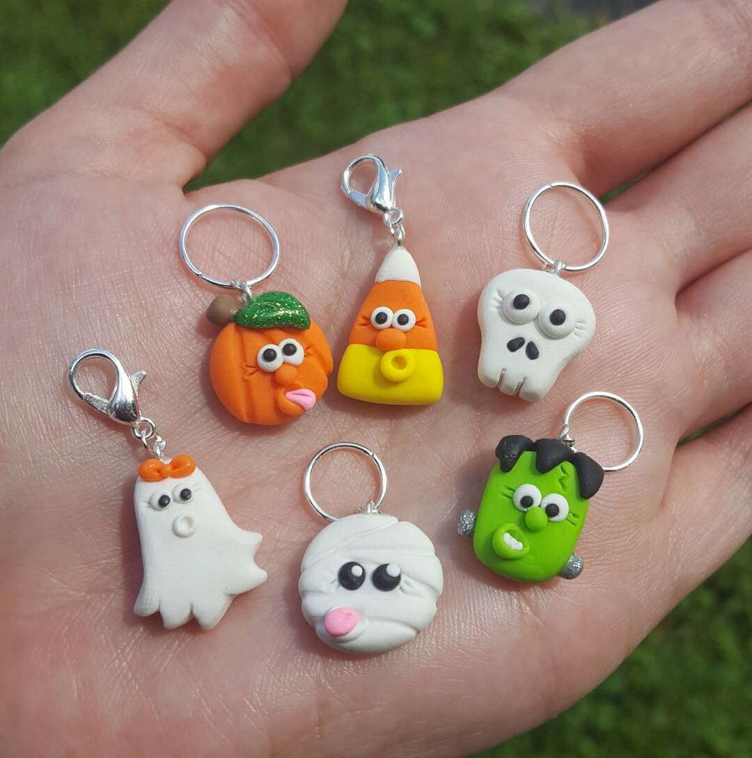 Halloween Charms Pumpkin, Ghost, Mummy, Skull, Candy Corn, Frankenstein ...