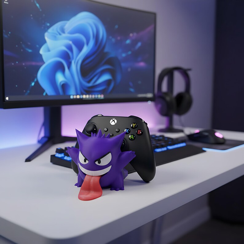 Gengar Controller Holder Stand – Anime Gamepad Desk Organizer - Etsy