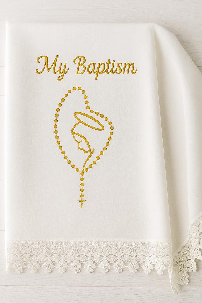 Virgin Mary Rosary Embroidery Design – Digital File - Etsy