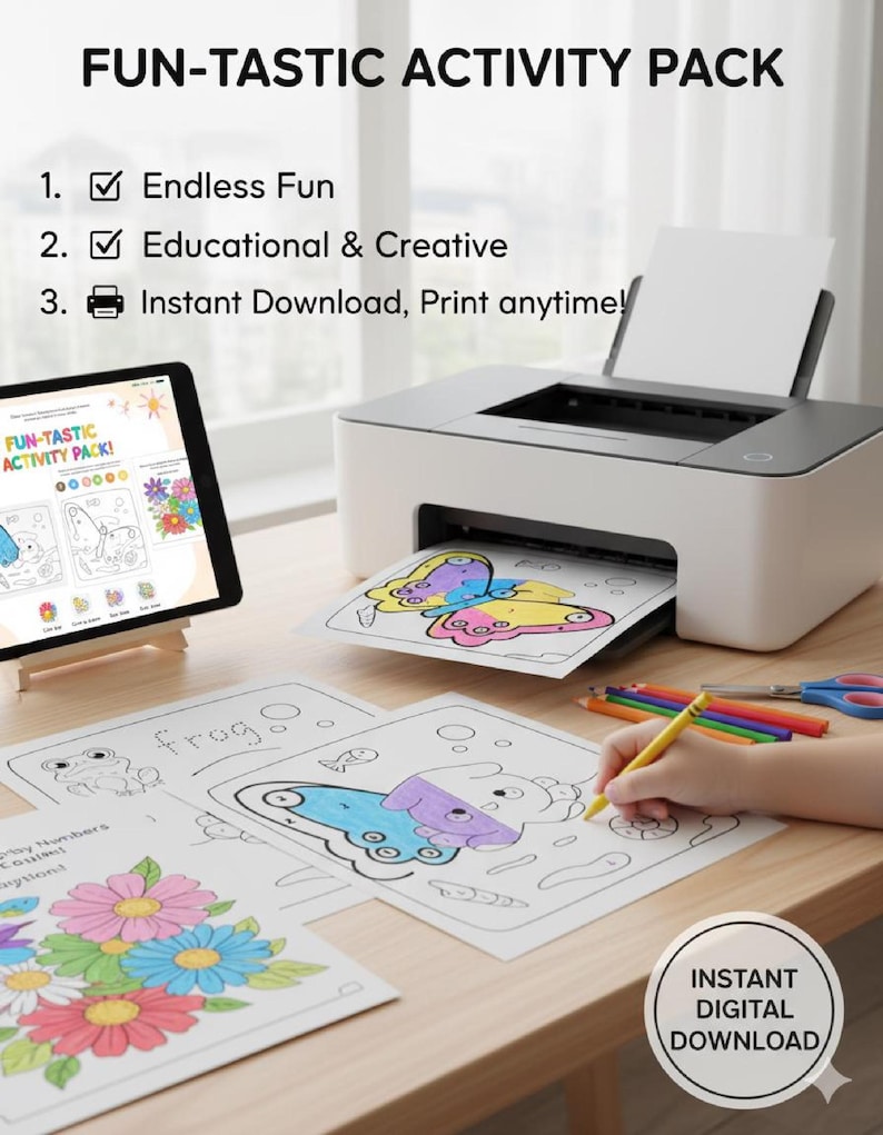 Animal Coloring Pages for Kids | Letters, Numbers, Dot-to-dot PDF ...