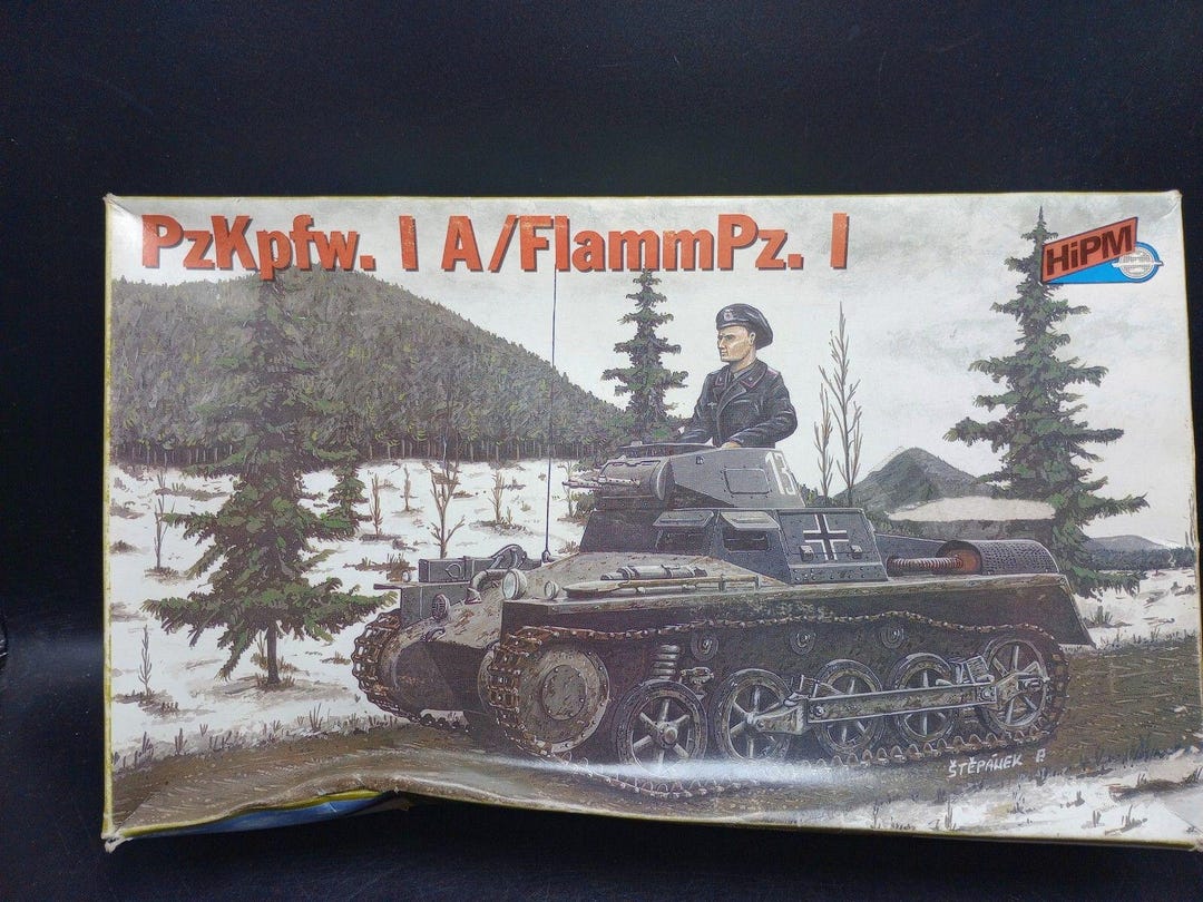 Hipm Model Pzkpfw. L A/flammpz. I Tank Model Kit #35-001 From 1998 - Etsy