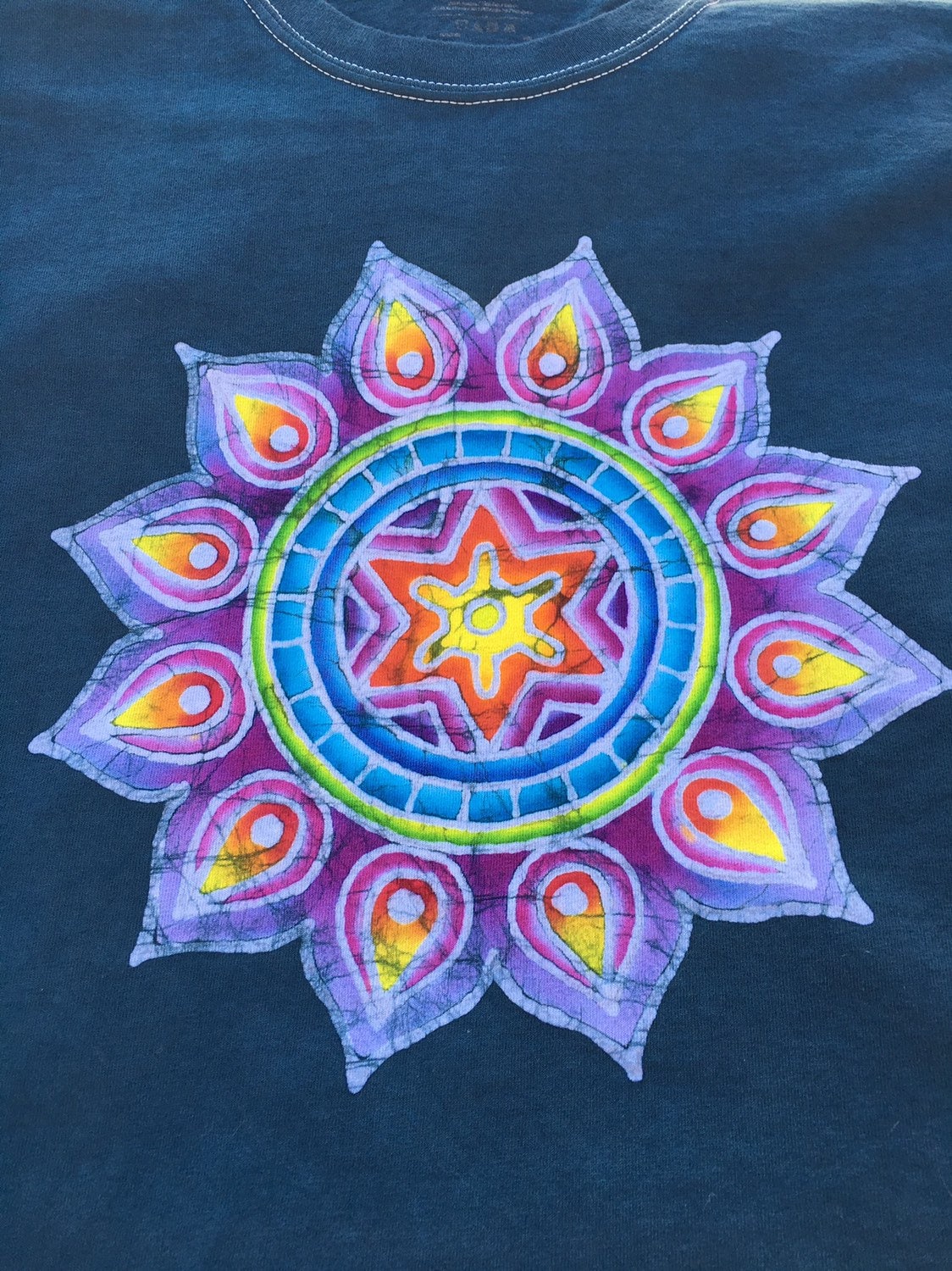 Hand Batik Mandala - Etsy