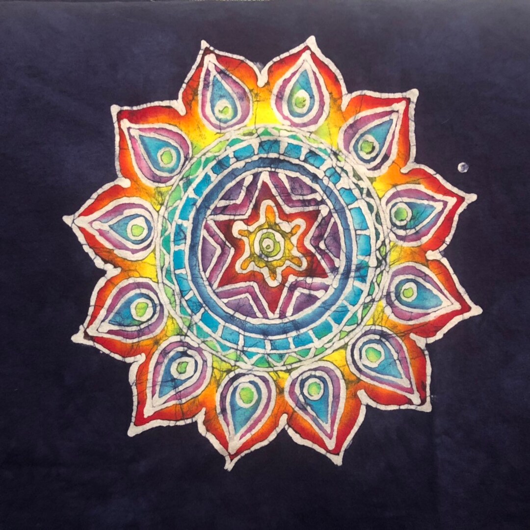 Hand Batik Mandala - Etsy