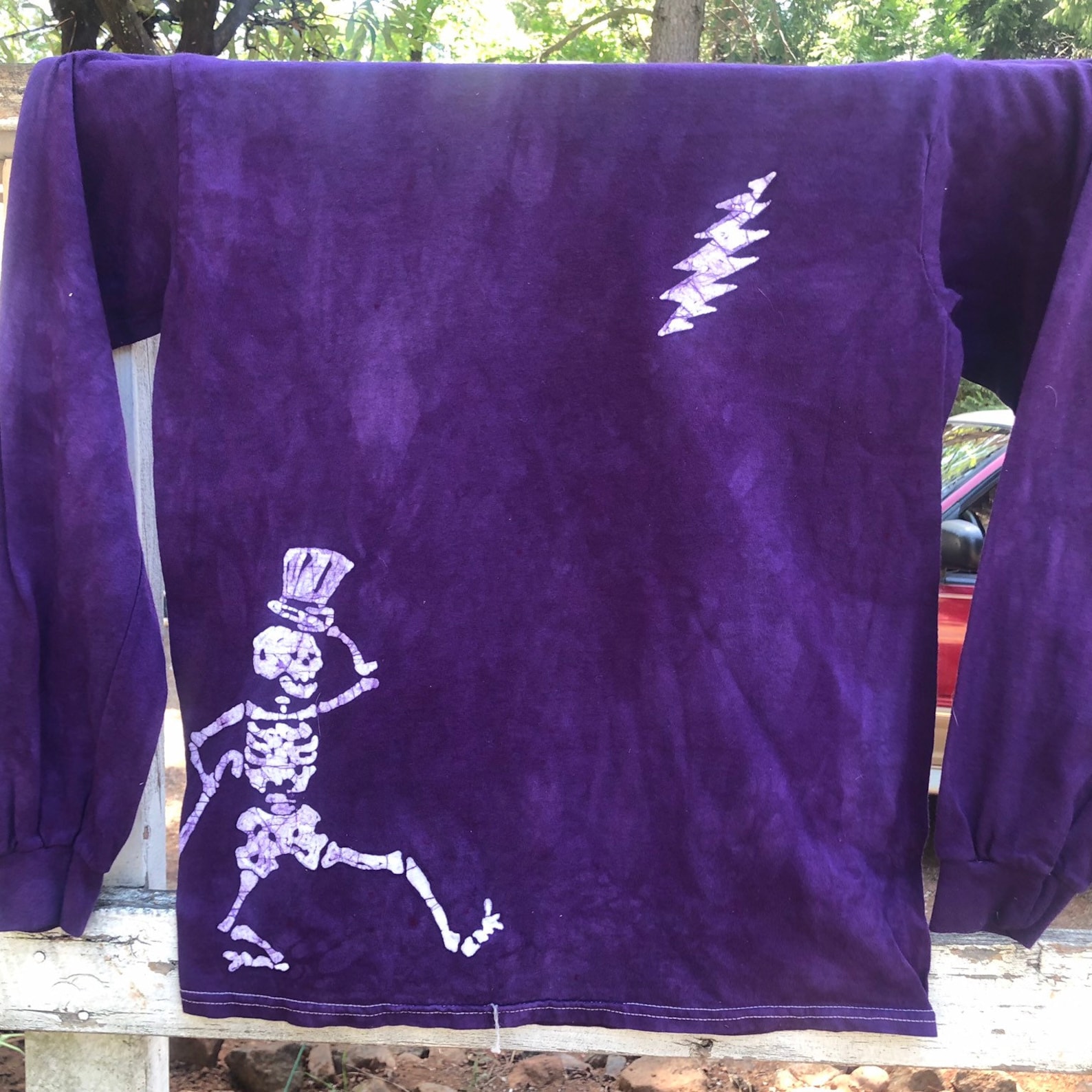 Grateful Dead Dancing Skeleton and Lighting Bolt - Etsy