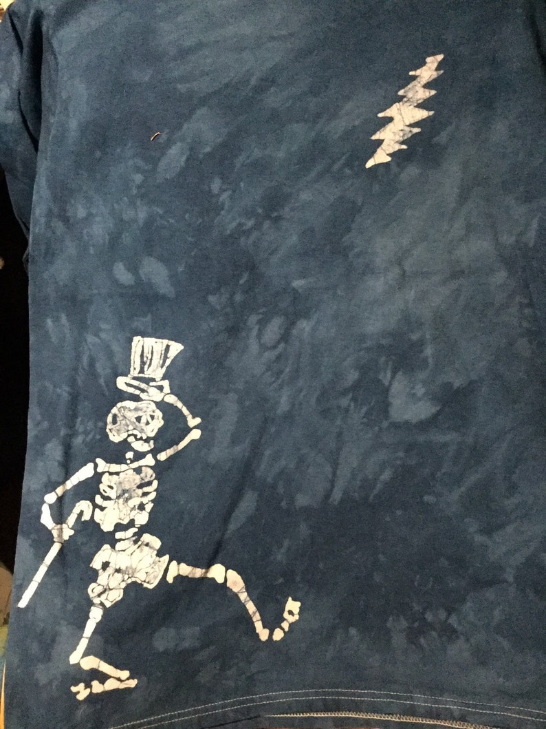 Grateful Dead Dancing Skeleton and Lighting Bolt - Etsy