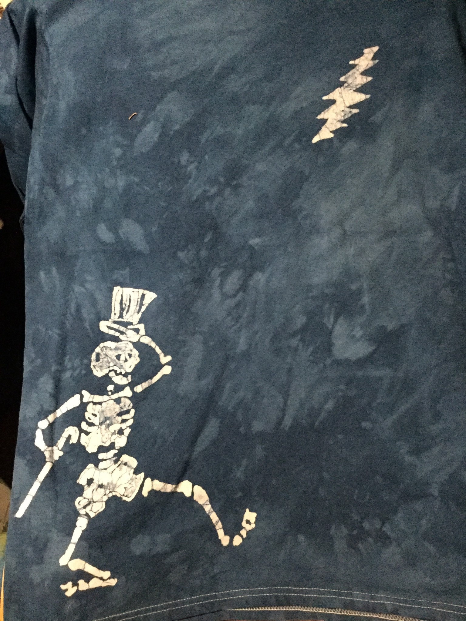 Grateful Dead Dancing Skeleton and Lighting Bolt - Etsy