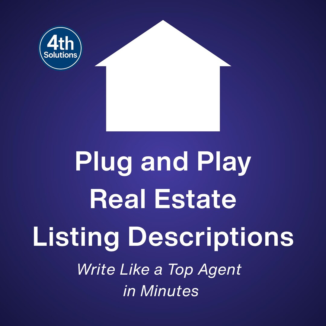Plug and Play Real Estate Listing Descriptions - Etsy