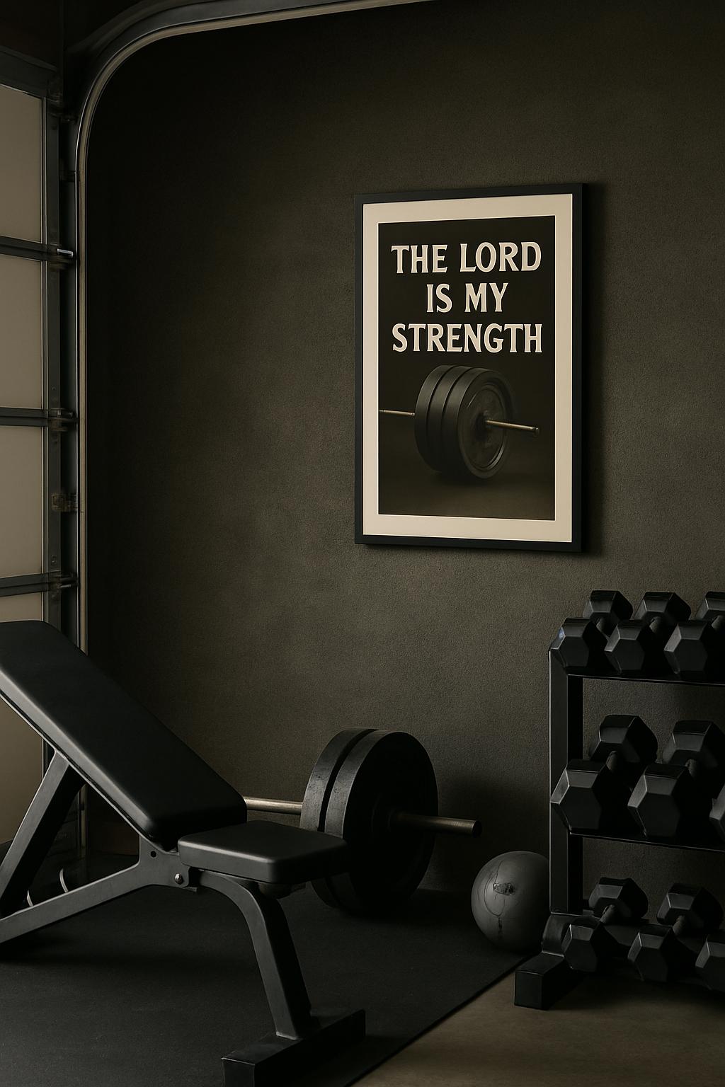 Christian Gym Decor | Barbell Bible Verse Print (digital Download) - Etsy