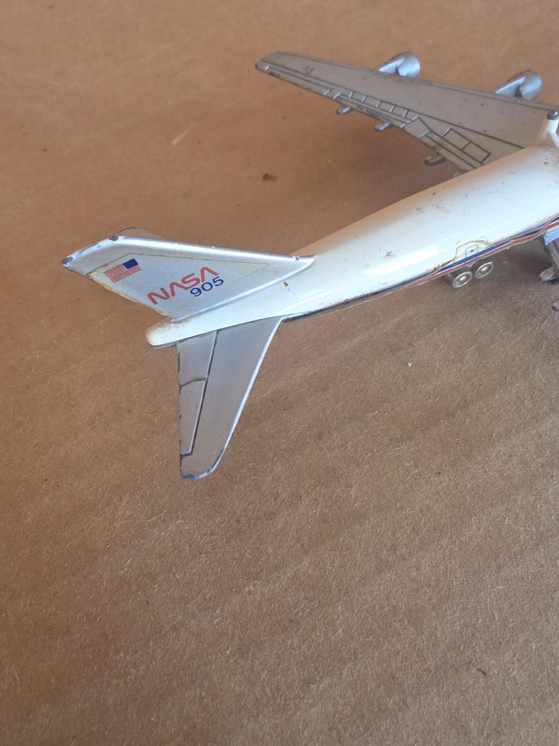 1980s - 1990s Ertl Diecast Nasa Boeing 747 Airplane - Etsy